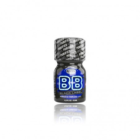 Discover the BB Black Label 10ml poppers based on Amyl.